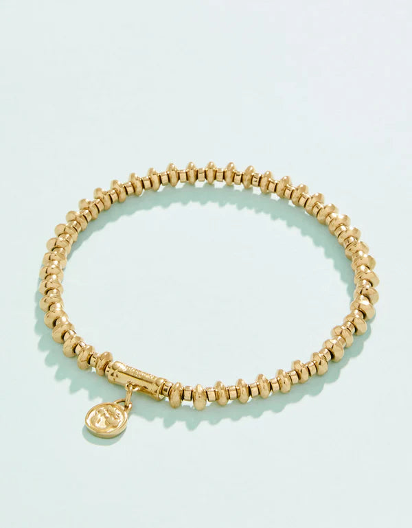 Spartina 449 Freeport Stretch Bracelet 5mm Gold | Artsy Abode