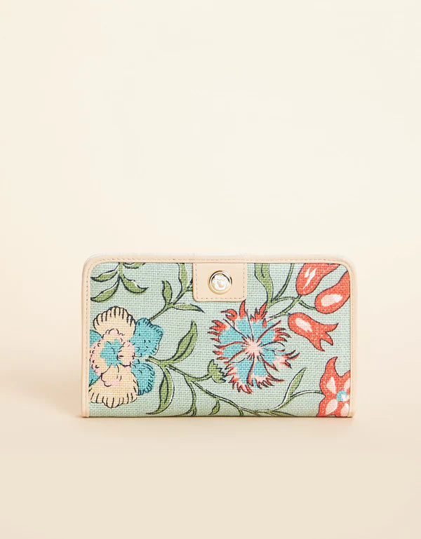 Spartina 449 Snap Wallet Hamilton Floral Block | Artsy Abode