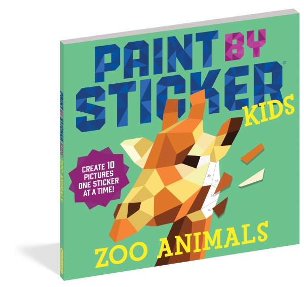 Paint by Sticker Kids: Zoo Animals | Artsy Abode